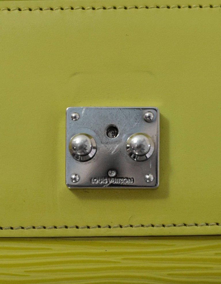 Louis Vuitton Monogram and Pistache Yellow Epi Marie Rose Wallet with ...