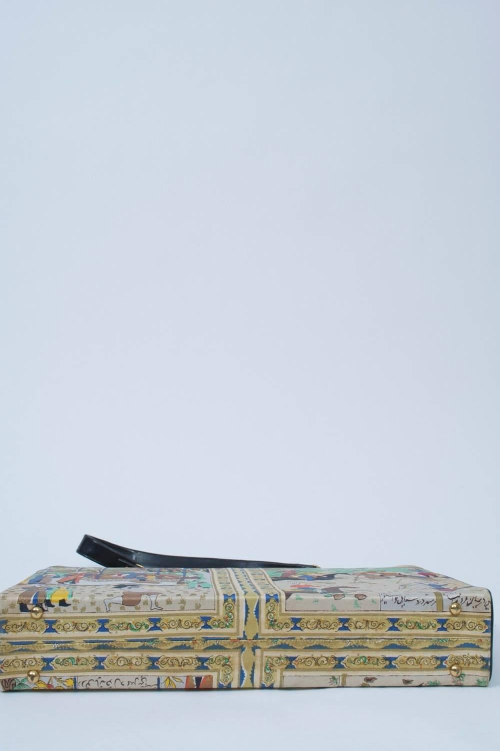 1960s Scenic Persian Handbag at 1stDibs