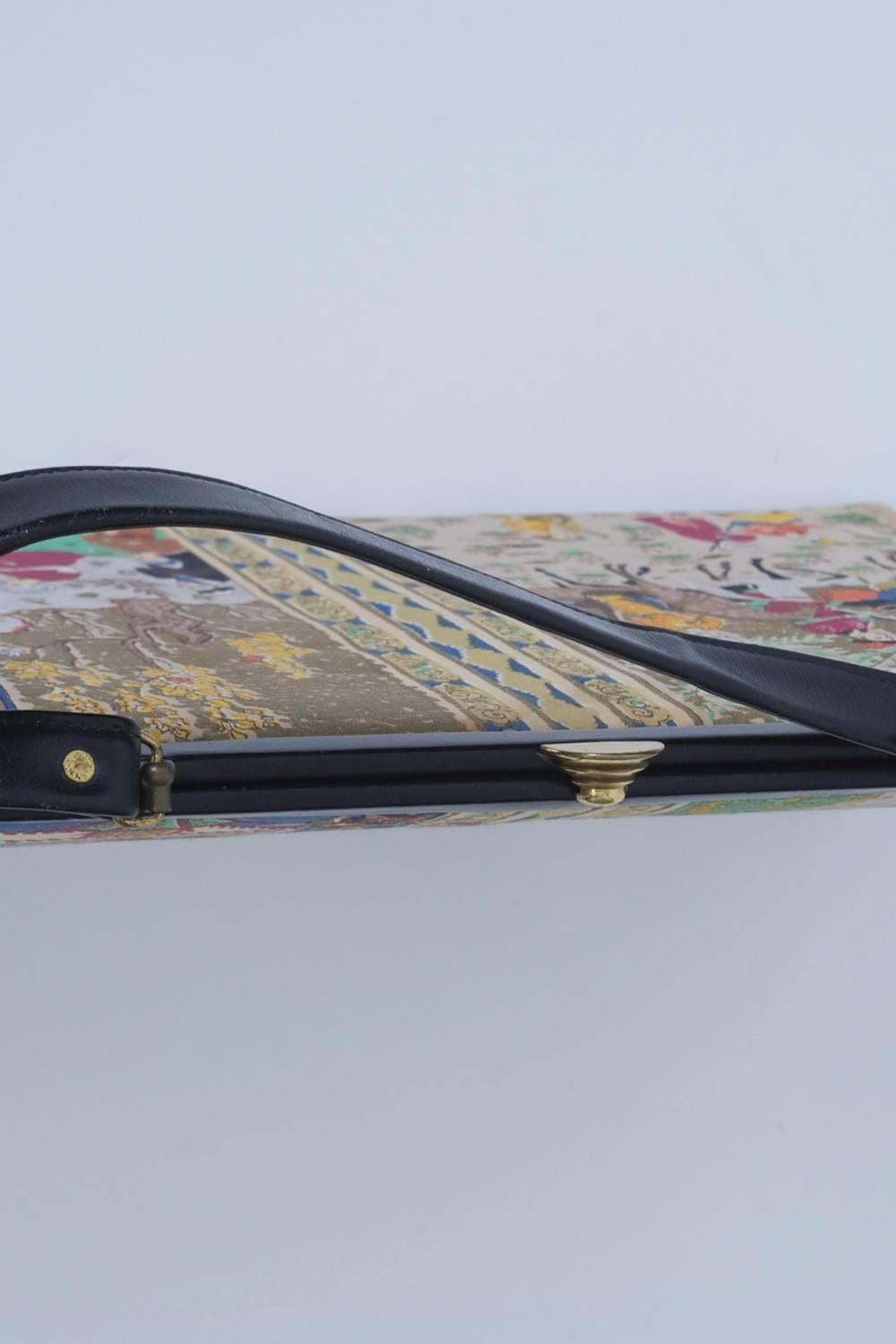 1960s Scenic Persian Handbag at 1stDibs