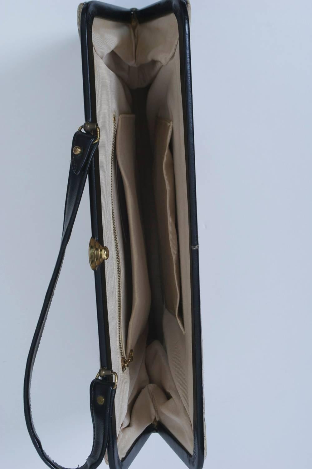 1960s Scenic Persian Handbag at 1stDibs