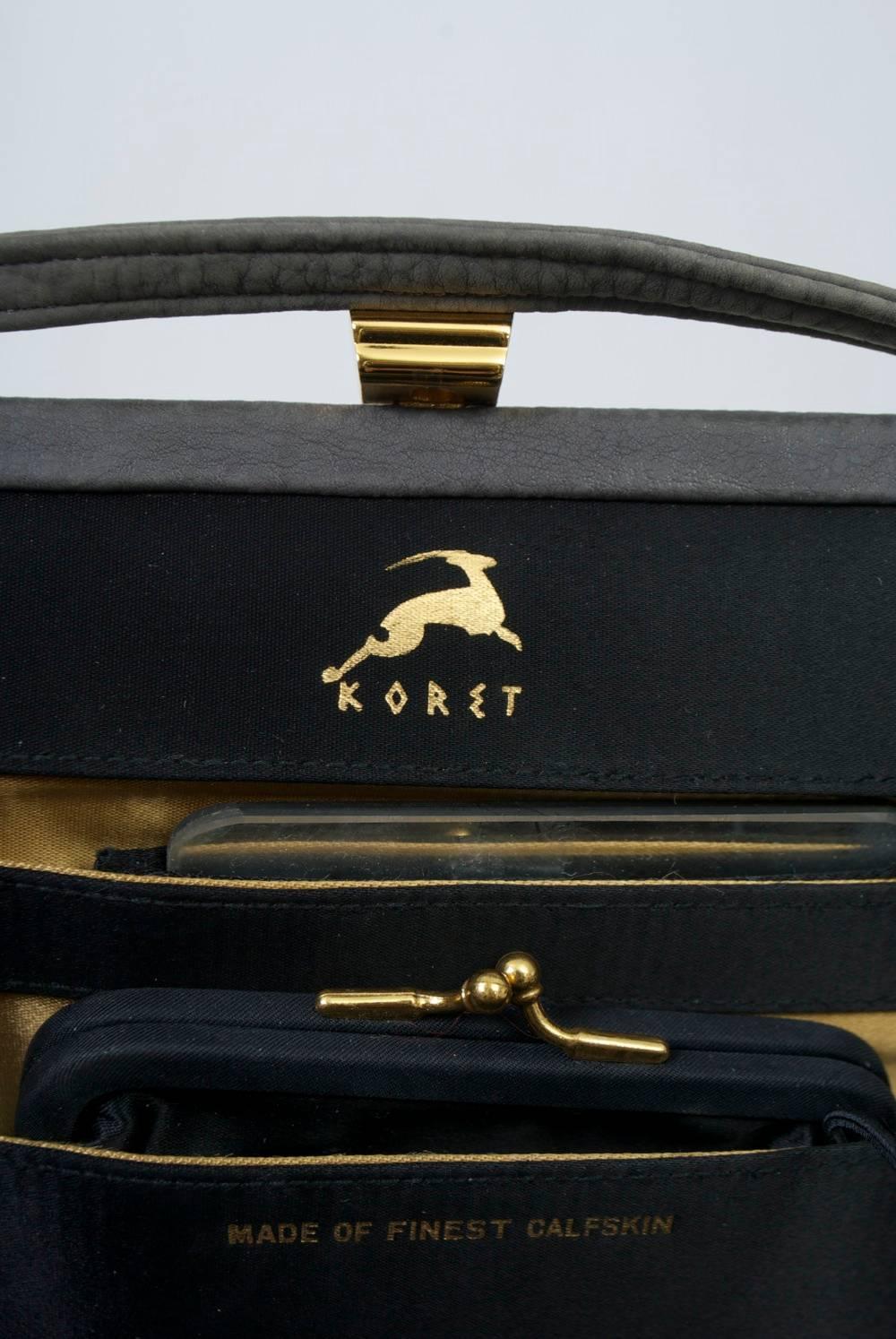 Koret Gray Suede Bag For Sale at 1stDibs | cl america purse, koret bag