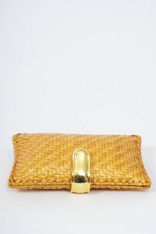 Natural Woven Clutch For Sale at 1stDibs
