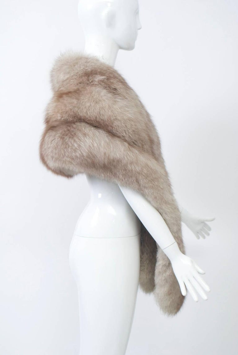 Saga Fox Stole at 1stDibs | fox stole for sale