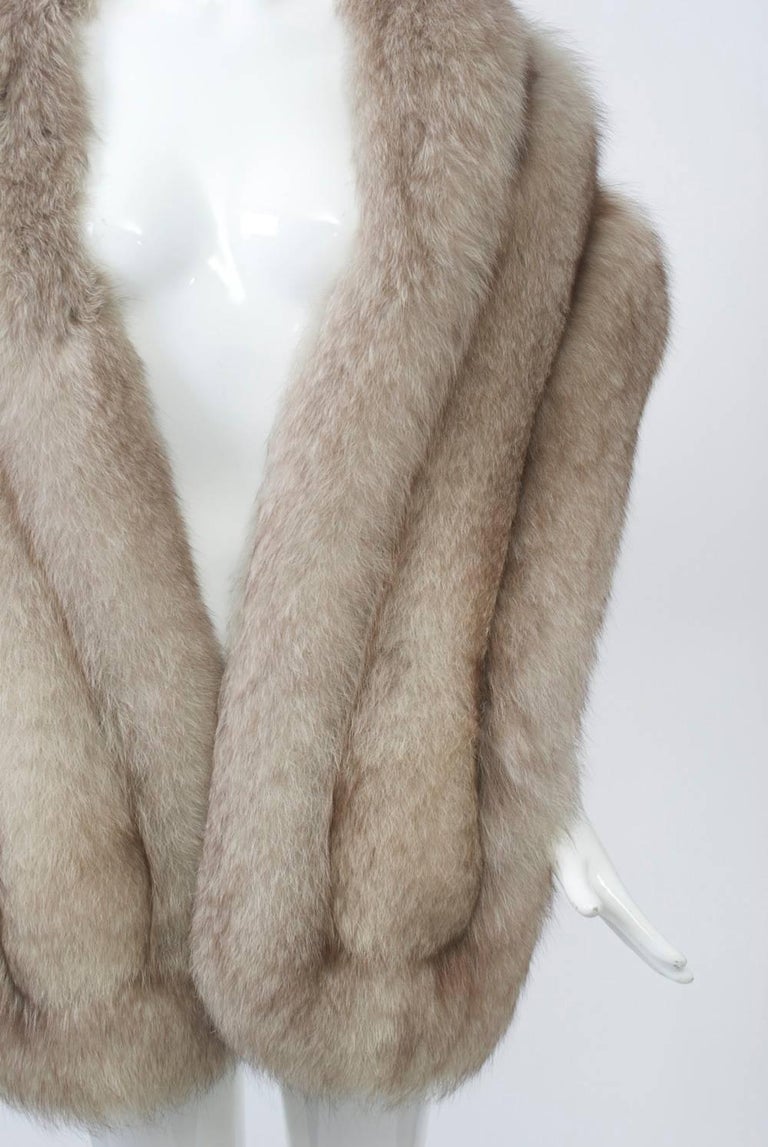 Saga Fox Stole at 1stDibs | fox stole for sale