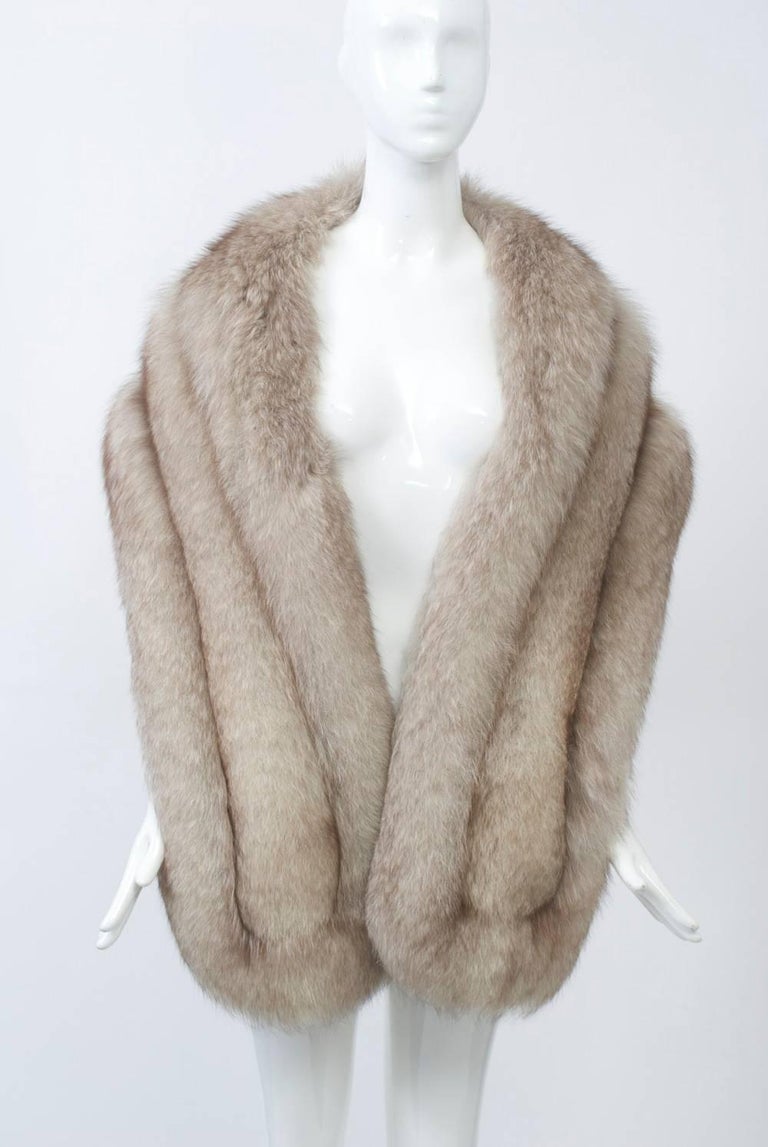 Saga Fox Stole at 1stDibs | fox stole for sale