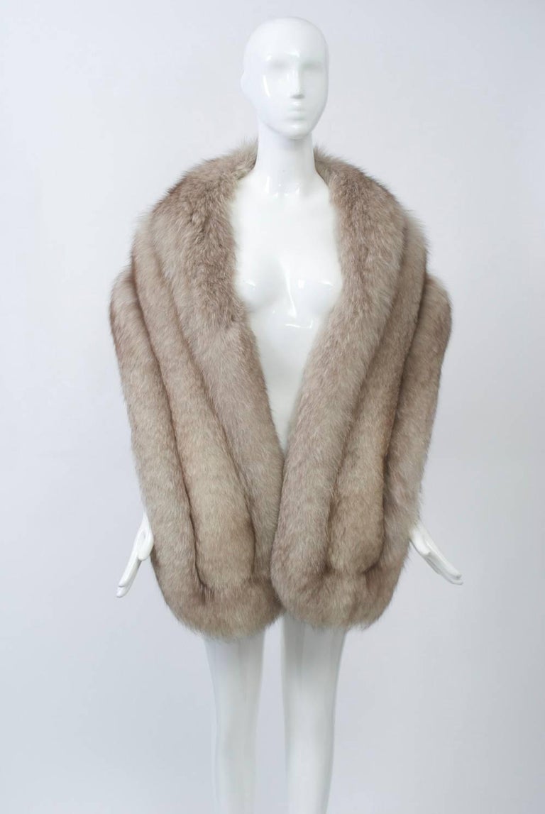 Saga Fox Stole at 1stDibs | fox stole for sale