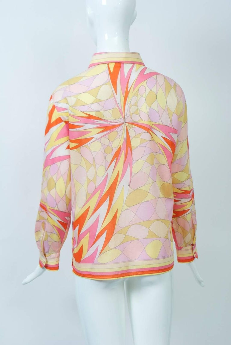 Pucci Cotton Shirt at 1stDibs