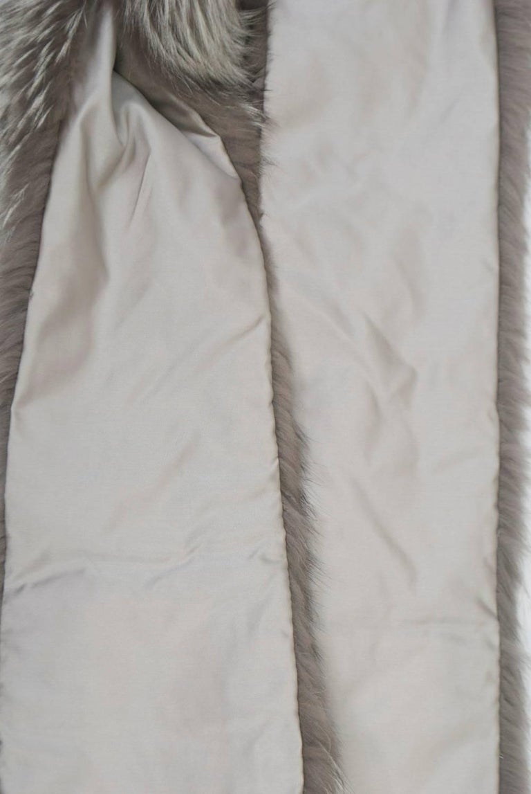 Silver Fox Stole For Sale at 1stdibs