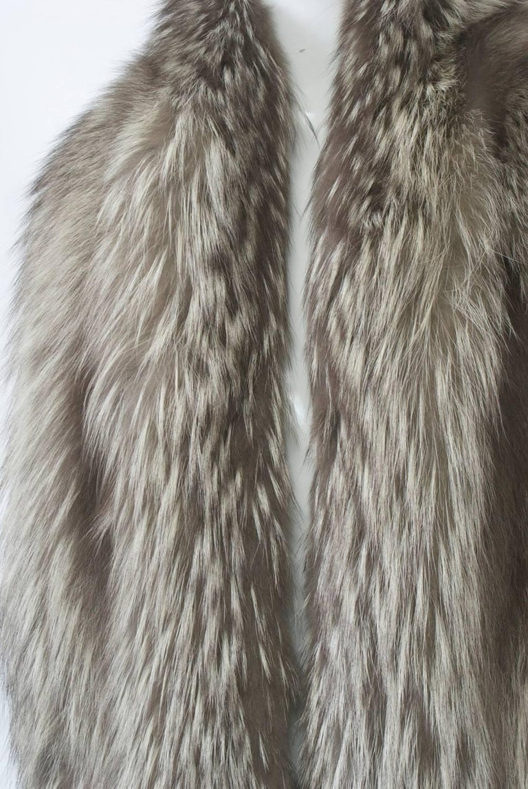 Silver Fox Stole For Sale at 1stdibs