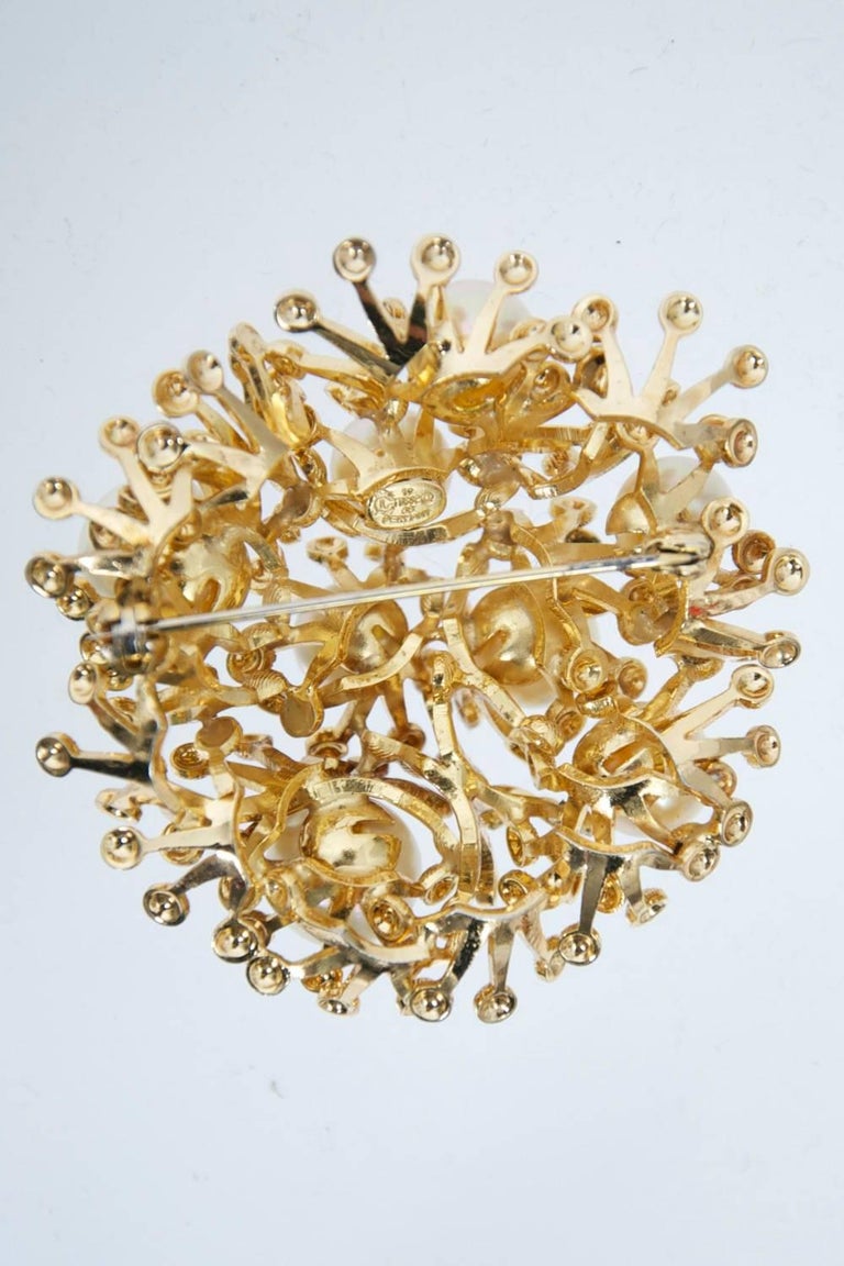 Grosse 1960s Brooch with Pearls For Sale at 1stDibs | grosse brooch