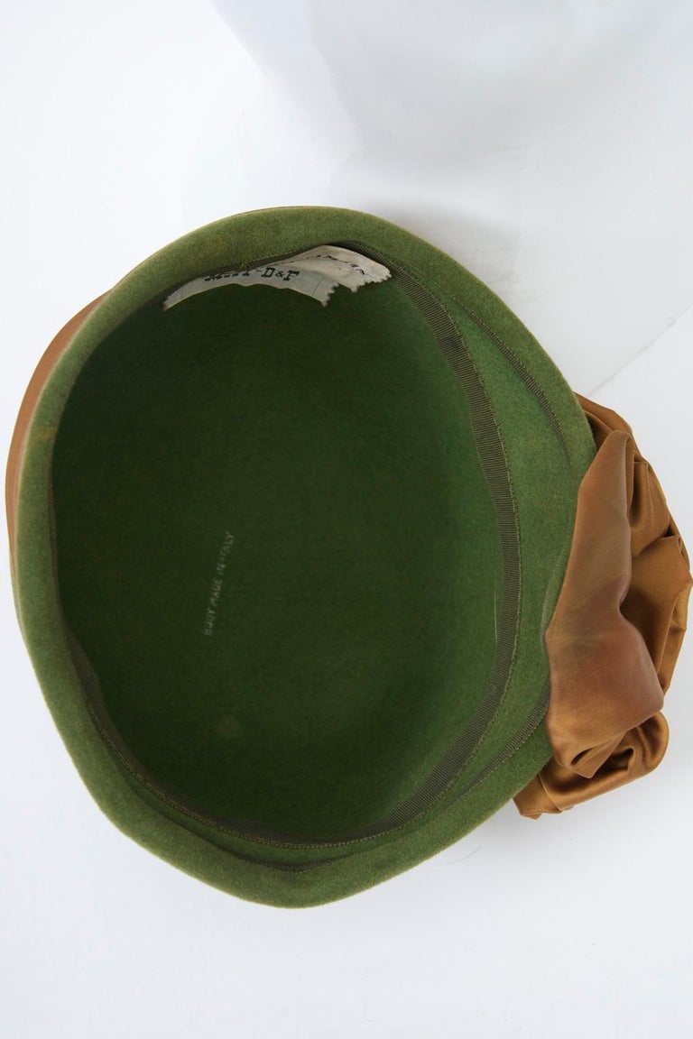 Pierre Balmain Design Vintage Hat at 1stDibs | balmain hat