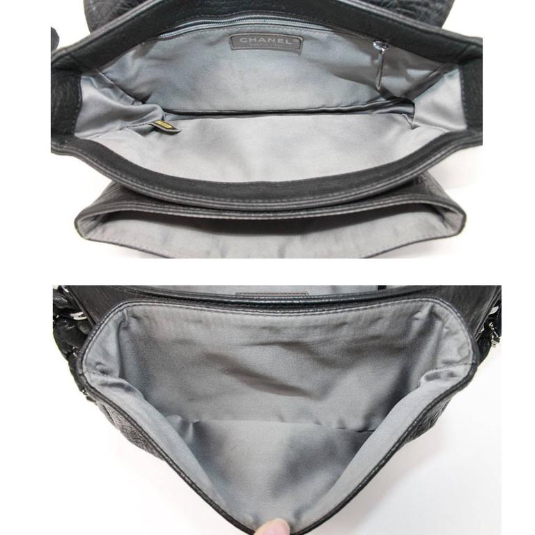 Chanel Distressed Leather Quilted Flap Lady Braid Handle Handbag at ...