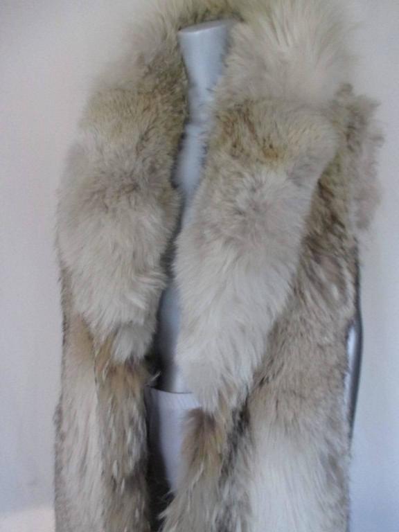 sleeveless wolf fur vest at 1stDibs
