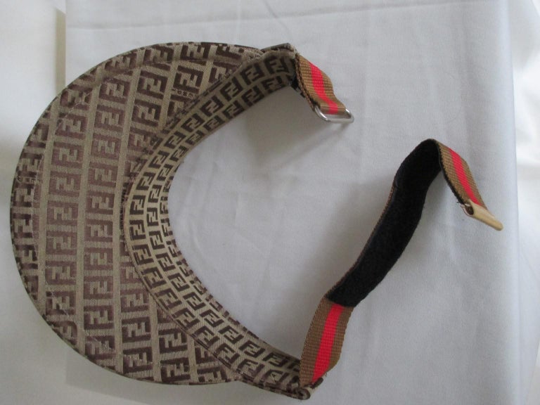 Fendi monogram sun visor hat at 1stDibs | fendi sun visor, fendi visor ...
