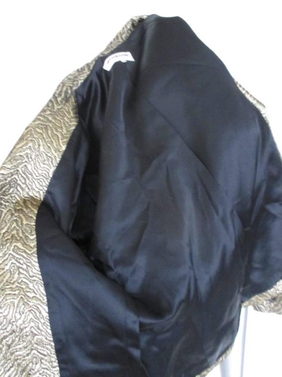 Yves Saint Laurent Gold Metallic Jacket at 1stDibs | saint laurent gold ...