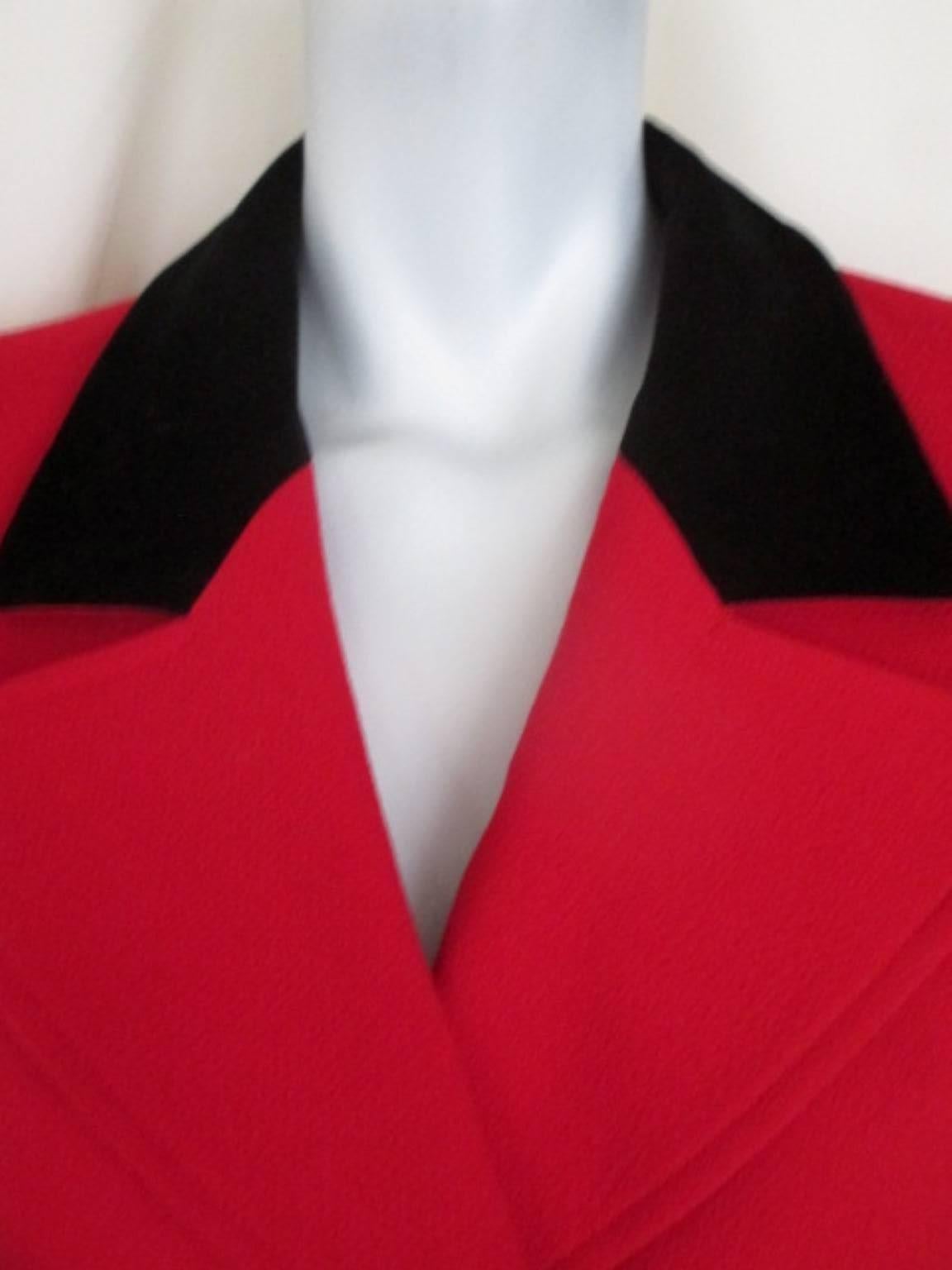 Valentino Red Short Jacket at 1stDibs | short red jacket, short red ...