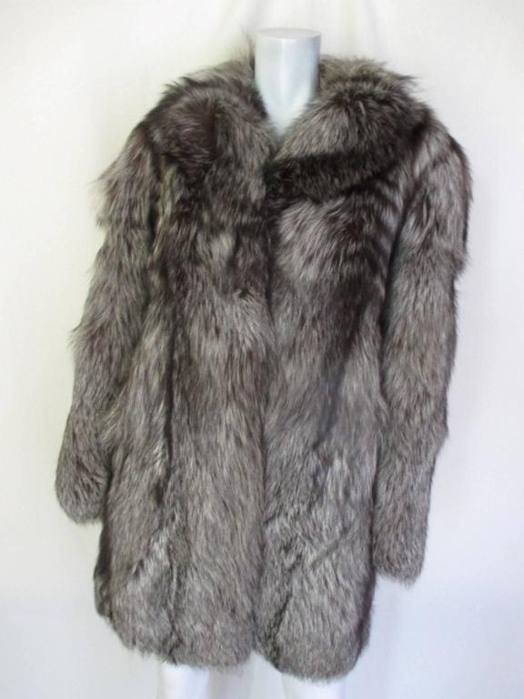 Silver Fox Fur Coat at 1stDibs | silver fox fur coats
