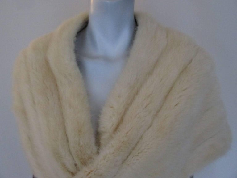 mink fur stole at 1stDibs
