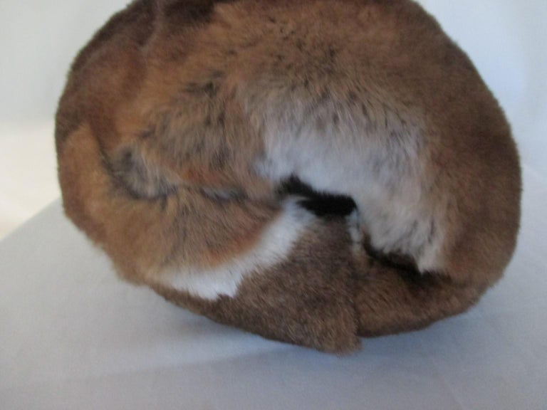 vintage Chinchilla fur muff bag For Sale at 1stDibs
