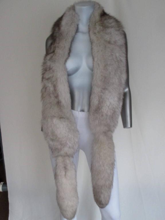 exclusive arctic fox fur stole at 1stDibs | vintage fox fur stole for ...