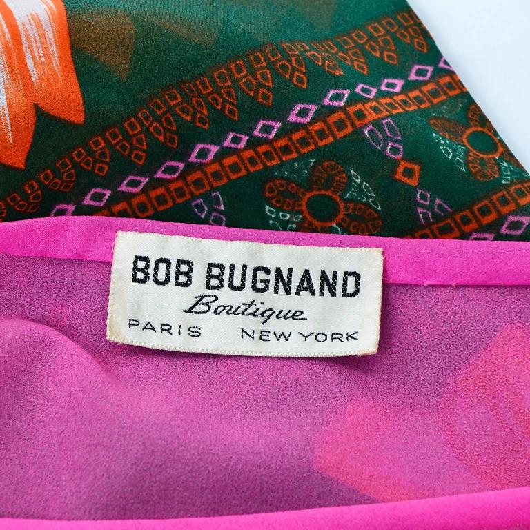 Bob Bugnand Boutique Paris New York Vintage Pink Caftan Tunic With ...