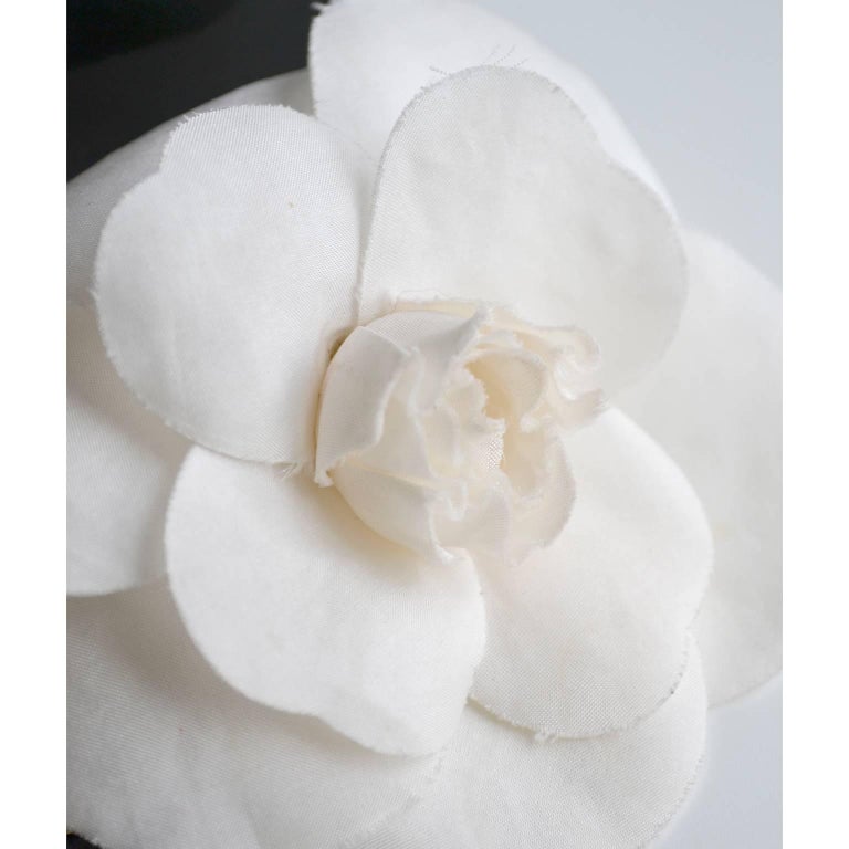 Chanel Camelia Flower Brooch W/ Original Box and Tag Attached at ...