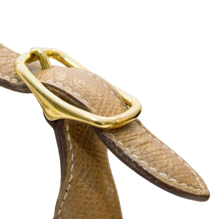 1970's Tan Leather Hermès Trim II 31 at 1stDibs