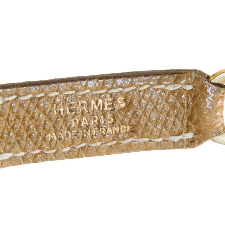 1970's Tan Leather Hermès Trim II 31 at 1stDibs