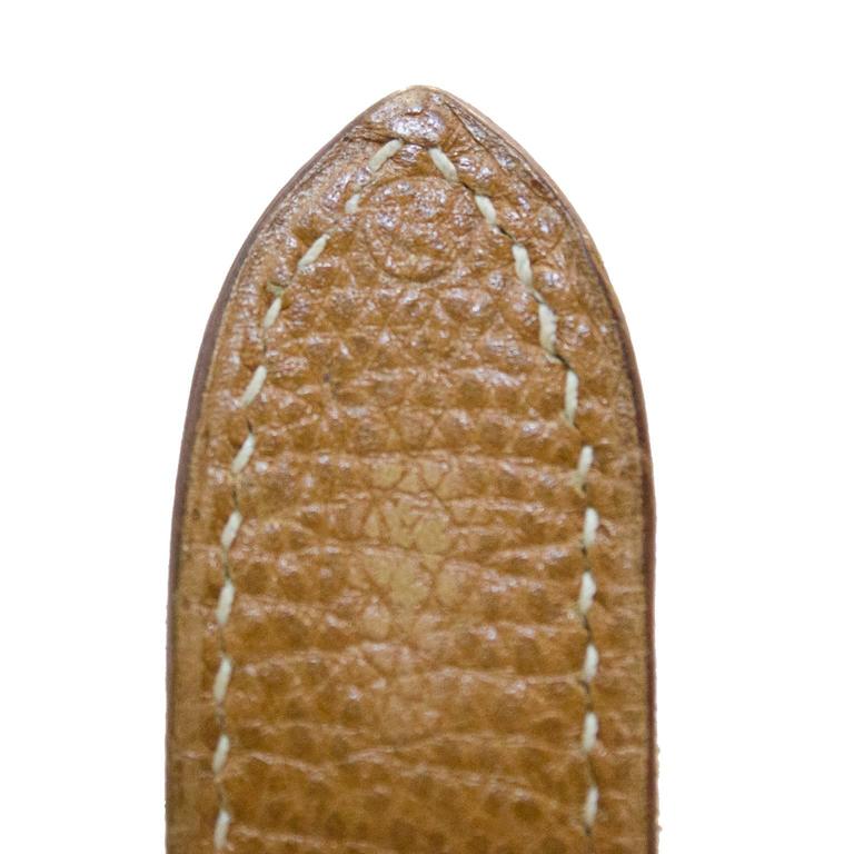 1970's Tan Leather Hermès Trim II 31 at 1stDibs