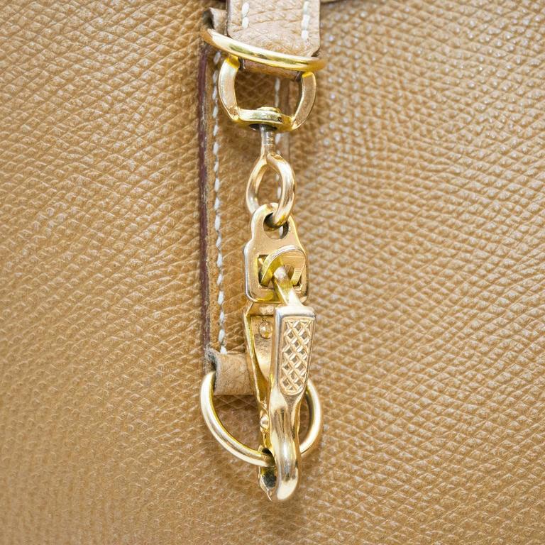 1970's Tan Leather Hermès Trim II 31 at 1stDibs