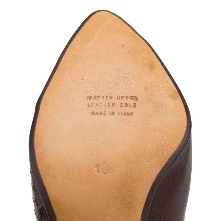 1980s Andrea Pfister Bronze and Brown Pumps Never Worn For Sale at 1stDibs