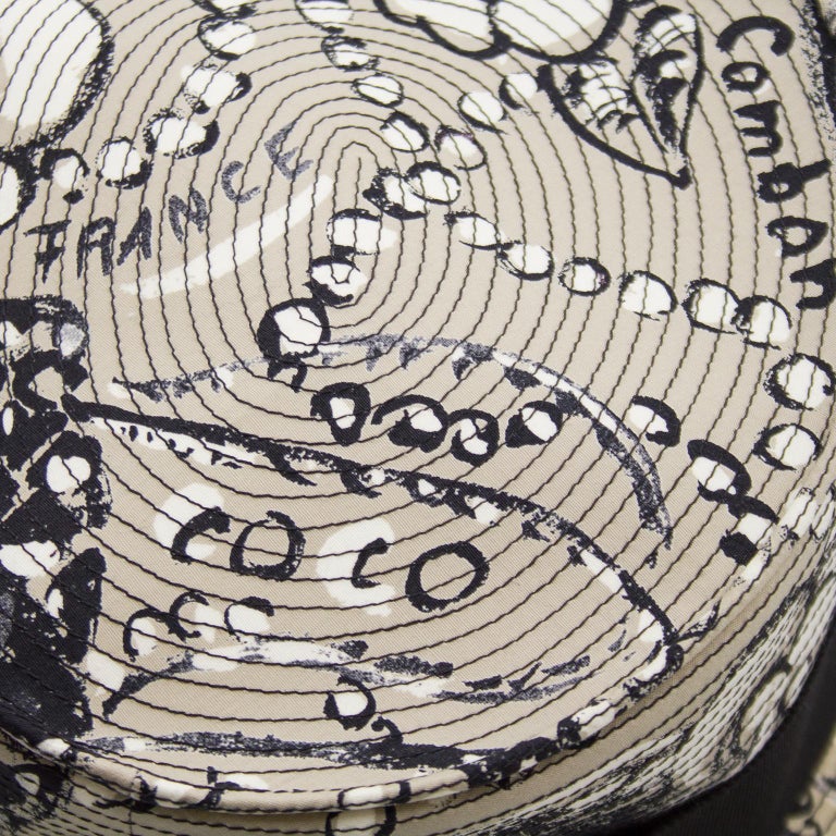 Chanel 2000's Cotton Bucket Hat with Camelias at 1stDibs | chanel ...