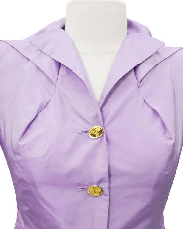 1980's VIvienne Weswood Lilac Garter Skirt Suit at 1stDibs | vivienne ...