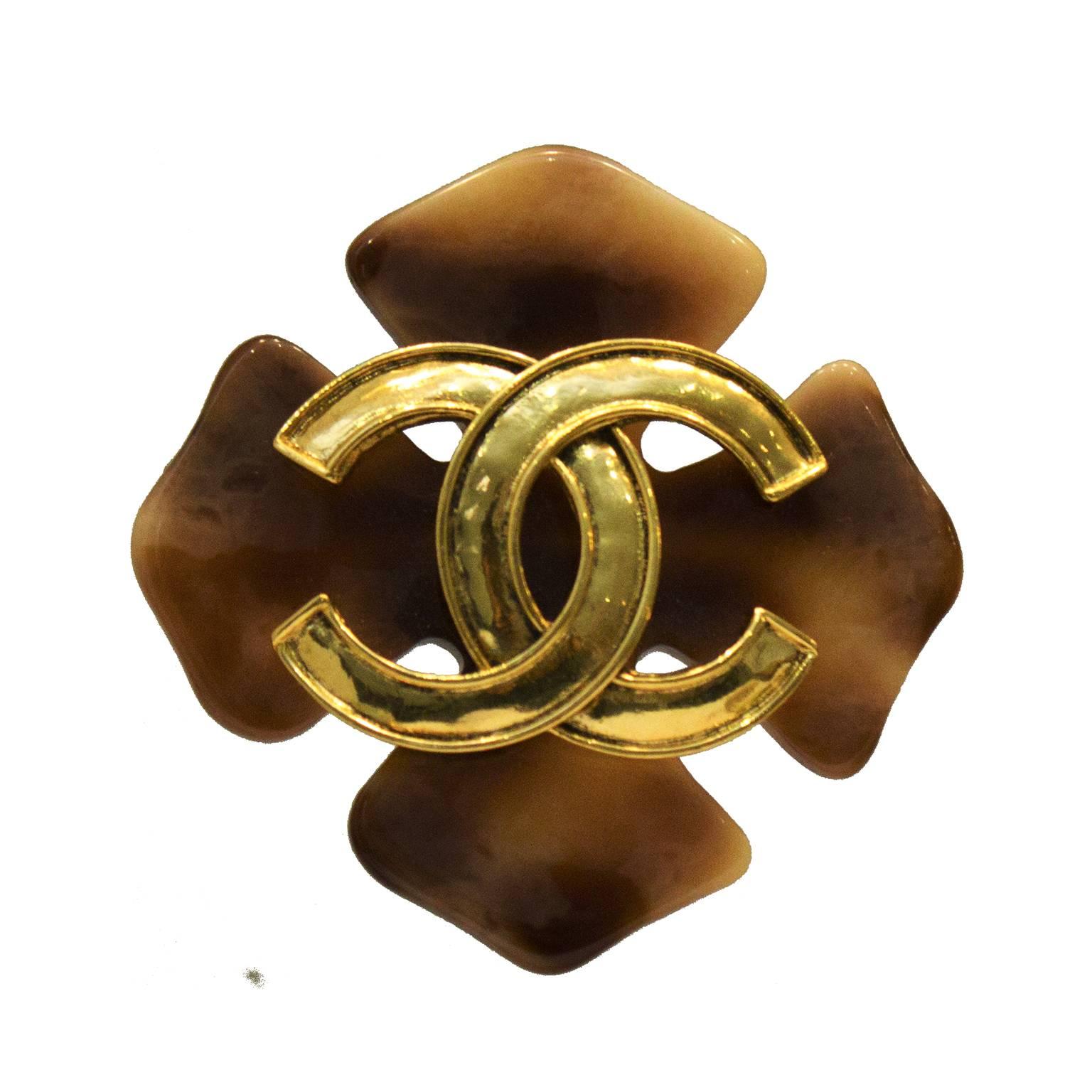Spring 1994 Chanel Cross Shape Pin at 1stDibs