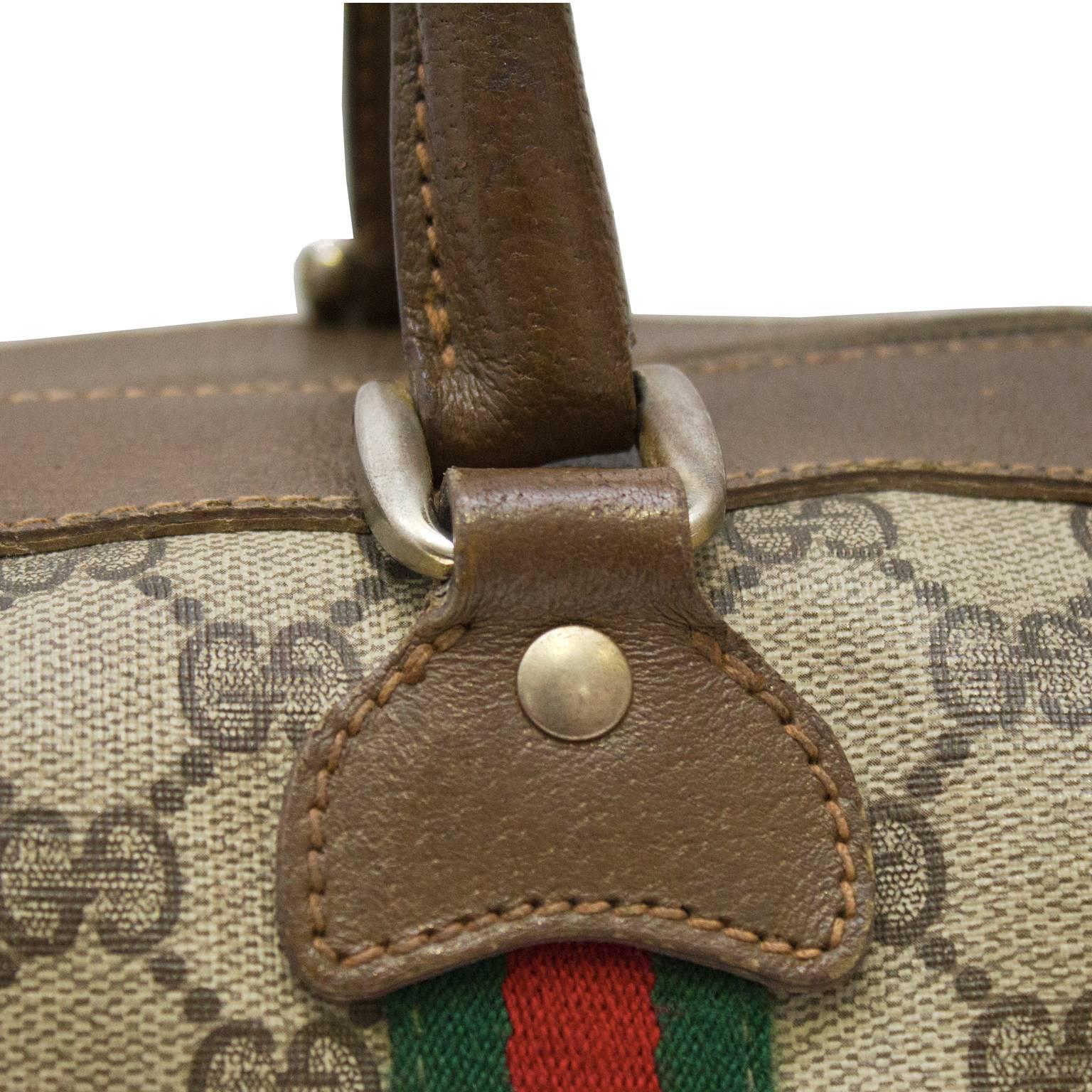 1970's Gucci Monogram Boston Bag at 1stDibs | gucci bag monogram, gucci ...