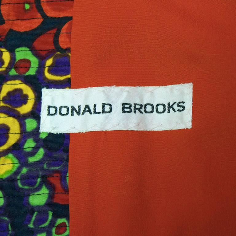 1960's Donald Brooks Baby-doll Floral Trench at 1stDibs