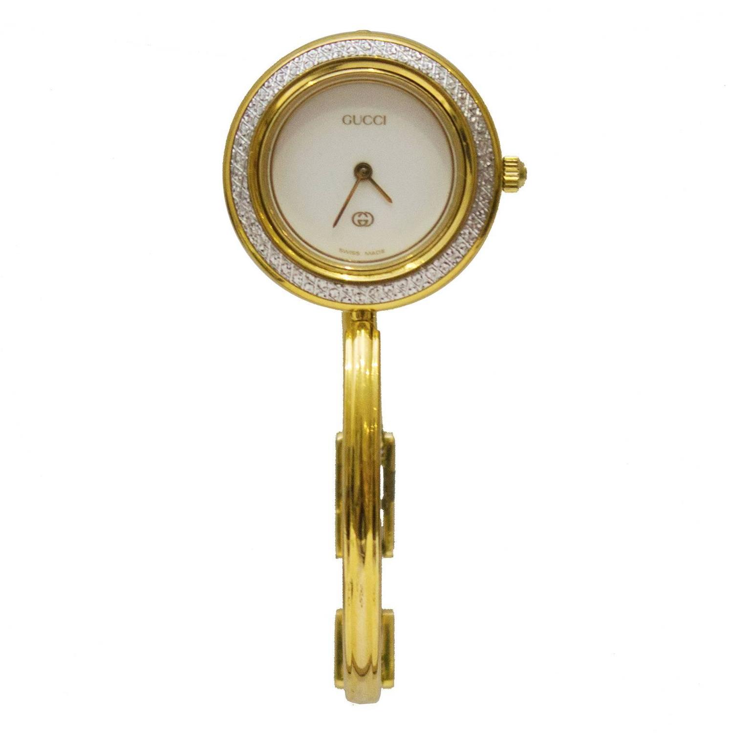 1970's Gucci Interchangeable Bezels Watch at 1stdibs