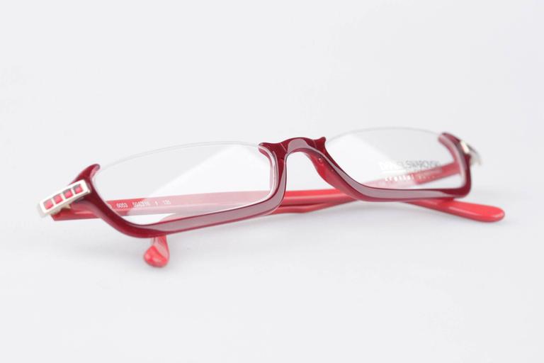 DANIEL SWAROVSKI Half Rim FRAME S141 20 6053 Spectacles EYEGLASSES w ...
