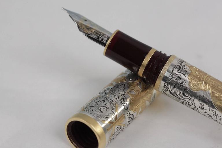 TIBALDI Limited Edition COSTANTINIAN ORDER OF ST GEORGE FOUNTAIN PEN ...