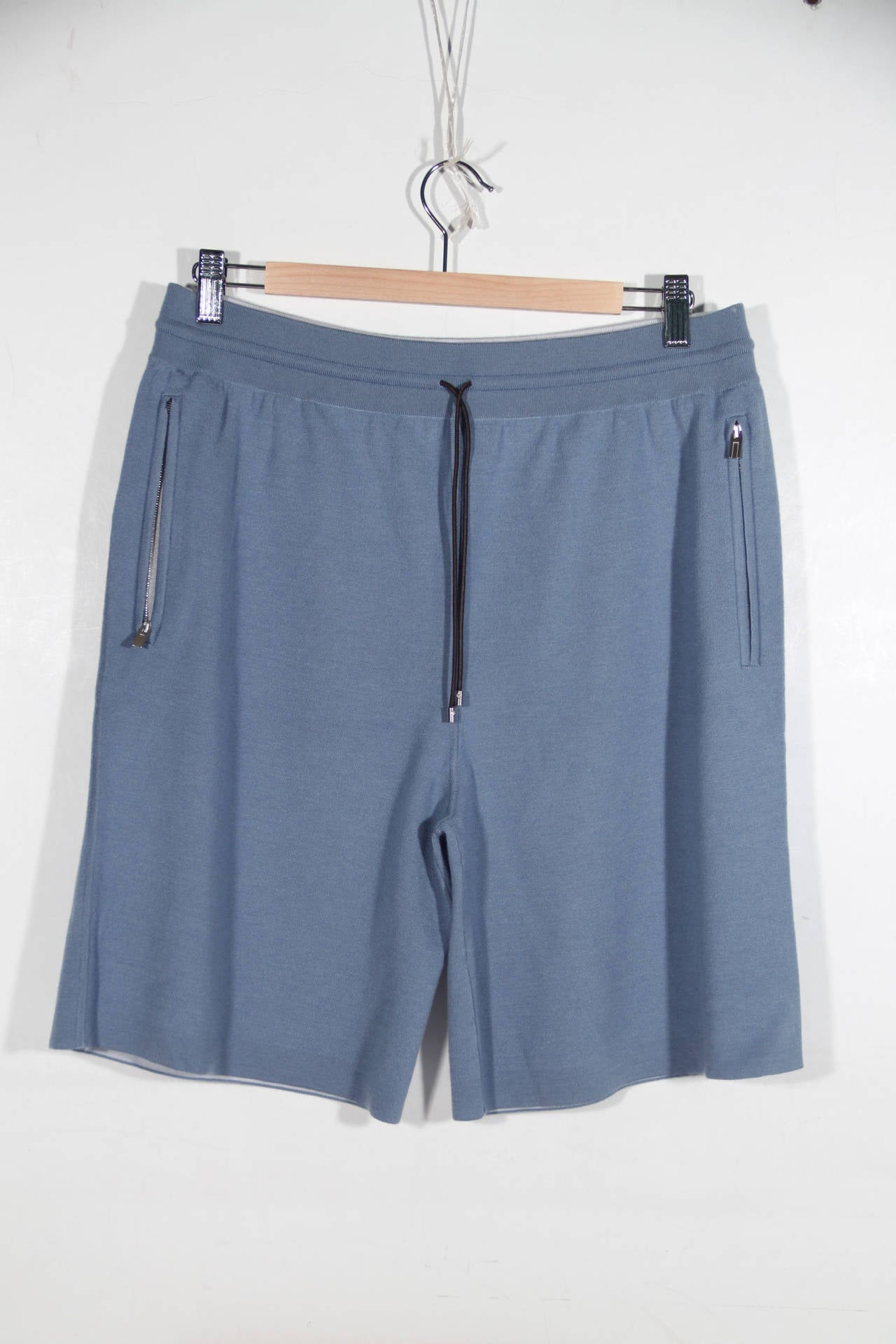 HERMES PARIS Cashmere Blend JOGGING SHORTS Pants TROUSERS clothing w ...