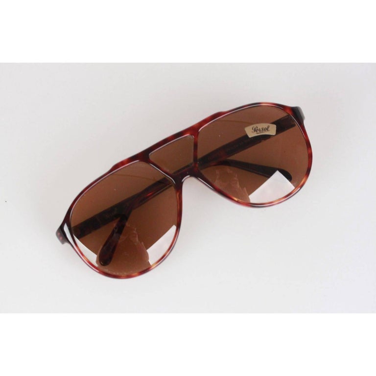 PERSOL RATTI Vintage Brown MINT RARE Sunglasses 802 137 24 MEFLECTO For ...