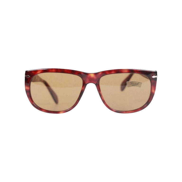 PERSOL RATTI Vintage Brown MEFLECTO 836 60mm unisex SUNGLASSES NOS For ...