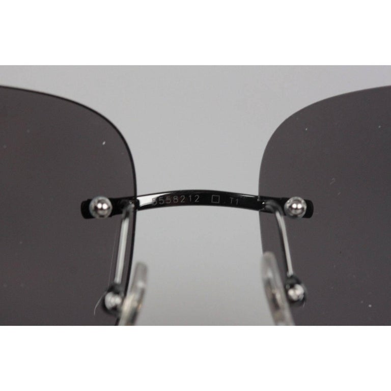 Cartier Paris Panthere Pink Gold Rimless Sunglasses T8200563 110mm For ...