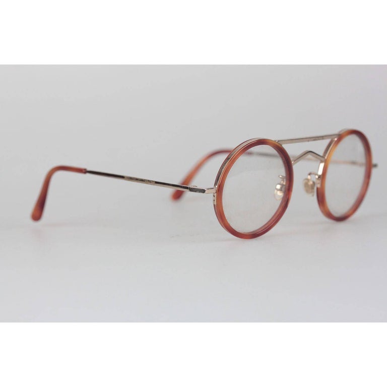 Gianni Versace Vintage Round Tortoise Frame Mod. 620 Col. 943 ...