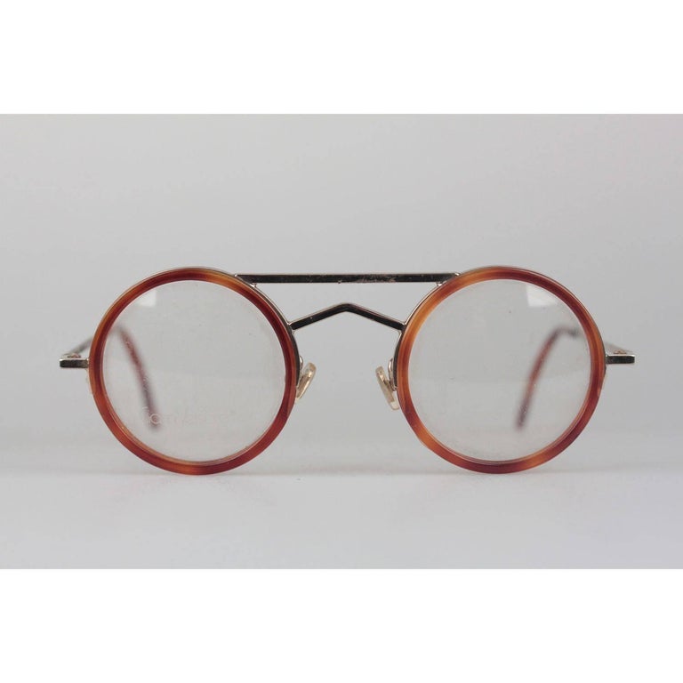Gianni Versace Vintage Round Tortoise Frame Mod. 620 Col. 943 ...