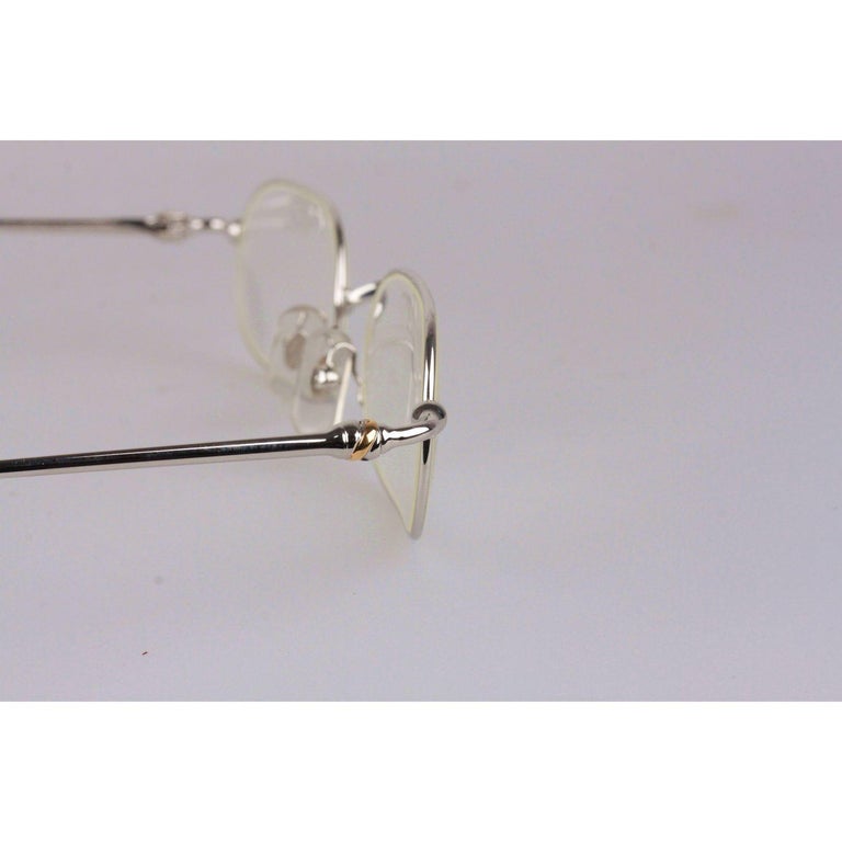Cartier Paris Silver Platinum Rimless Eyeglasses Eyewear New Old Stock ...
