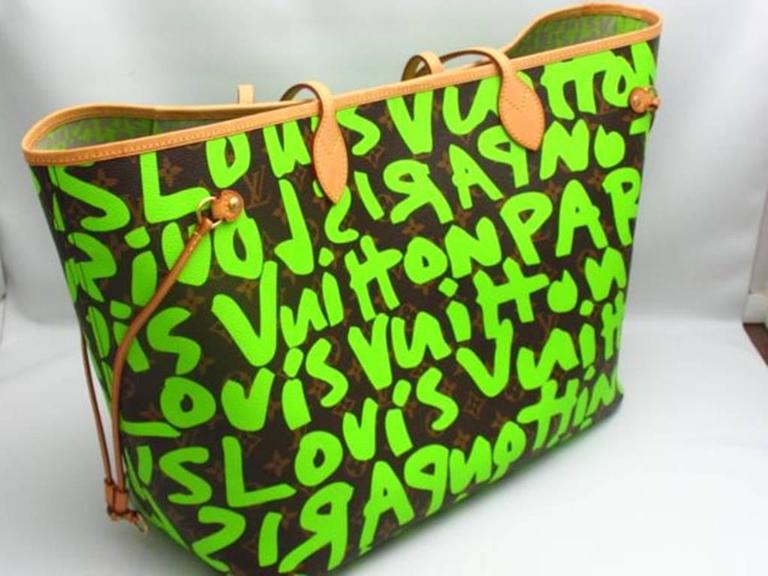 Louis Vuitton by Marc Jacobs Neverfull GM graffiti Tote M93703 at ...