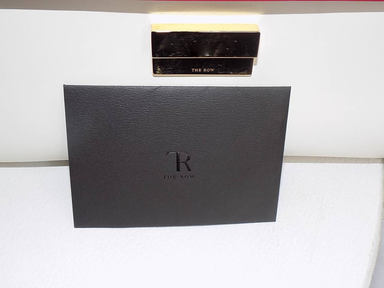 THE ROW Colorblock Top-Handle Satchel, Black/White/Red at 1stDibs