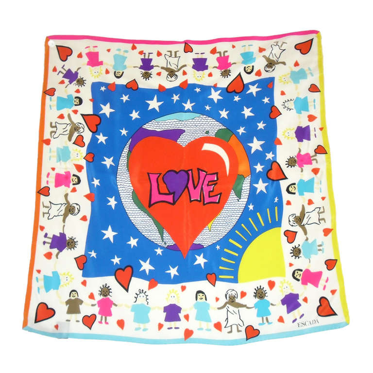 Esacada LOVE Scarf at 1stDibs