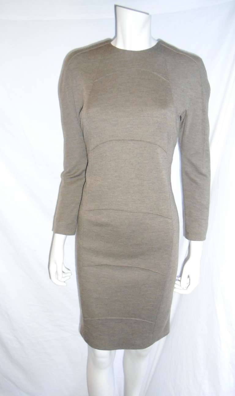 Ralph Rucci Chado pinched jersey dress For Sale at 1stDibs